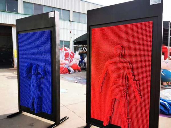 Giant Pin Art Wall - Artcage Rent Sdn Bhd