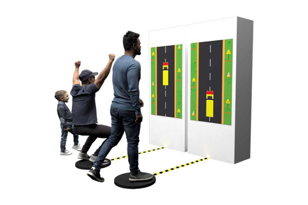 Digital Stomping Game Challenge Rental for Event Use - Artcage Rent Sdn Bhd